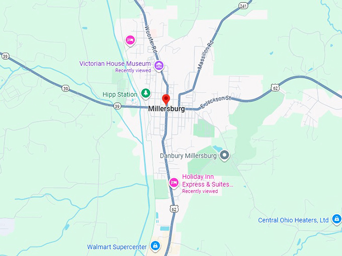 16. millersburg, oh map