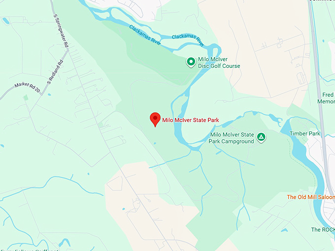 16. milo mclver state park map