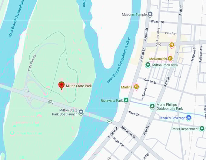 16. milton state park map