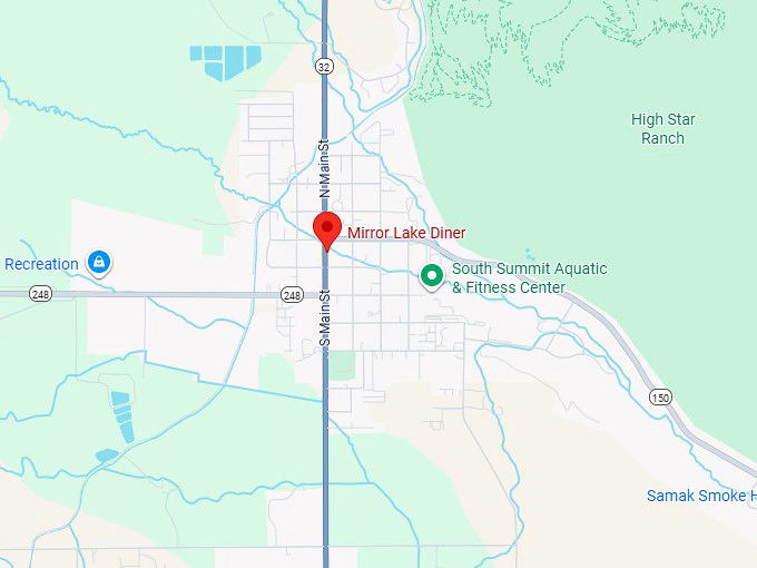 16. mirror lake diner map