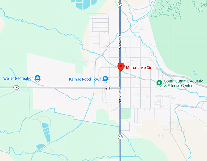 16. mirror lake diner map
