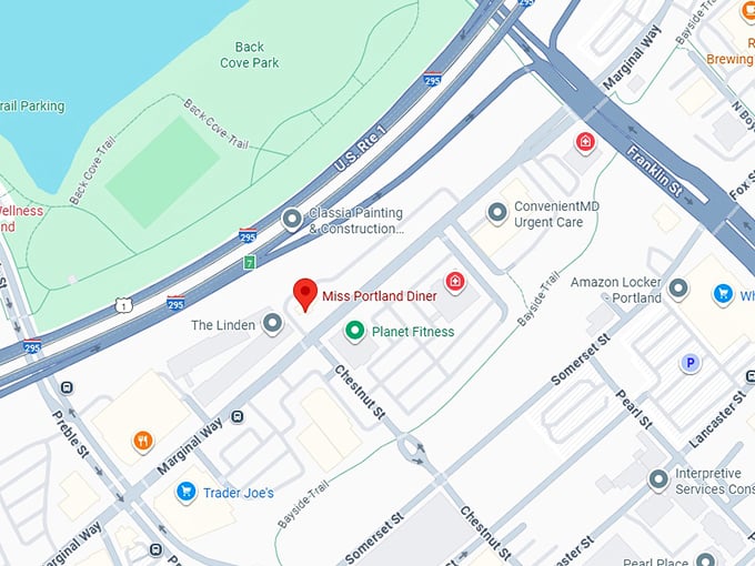 16. miss portland diner map