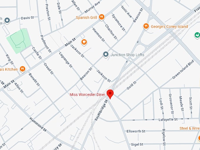 16. miss worcester diner map