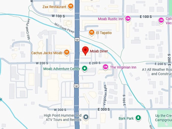 16. moab diner map 