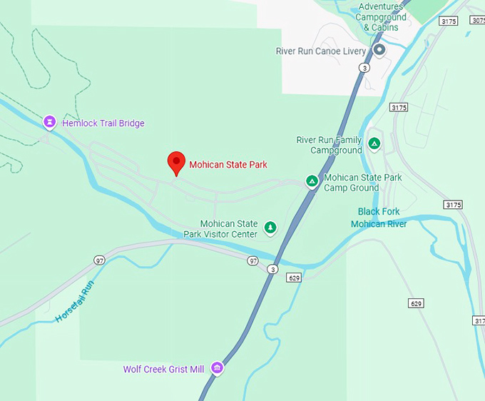 16. mohical state park map