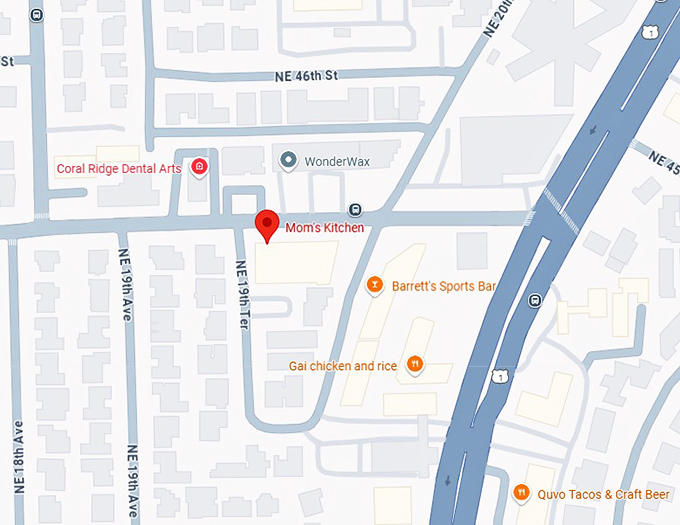 16. mom's kitchen map