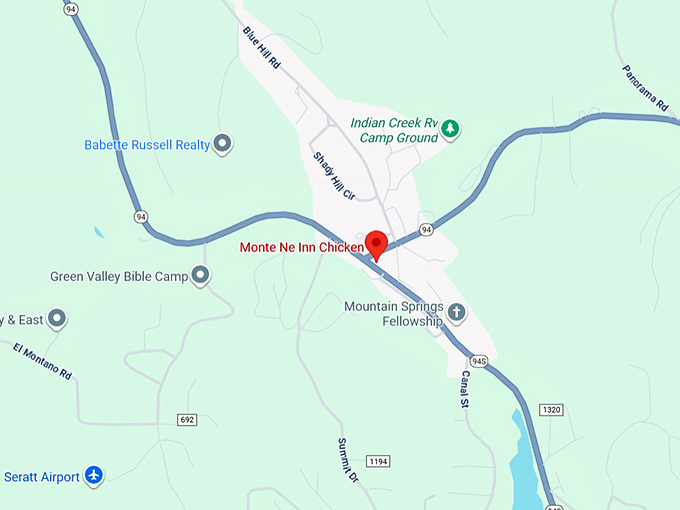 16. monte ne inn chicken map