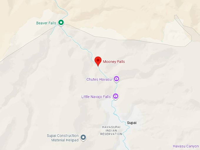 16. mooney falls map