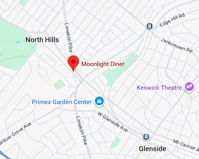 16. moonlight diner map