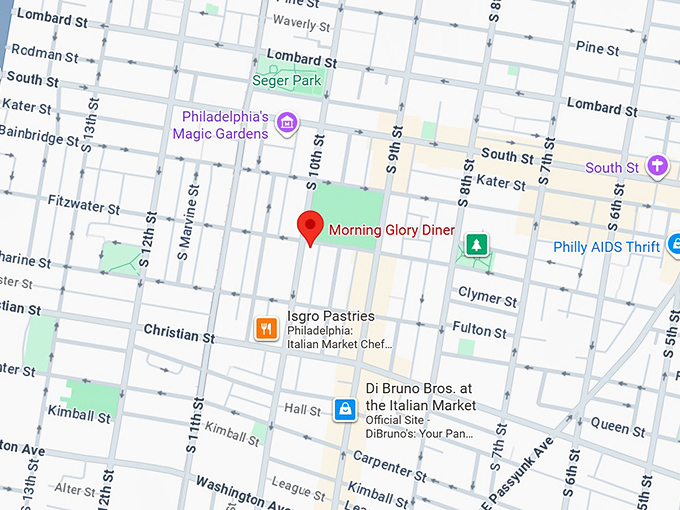 16. morning glory diner map