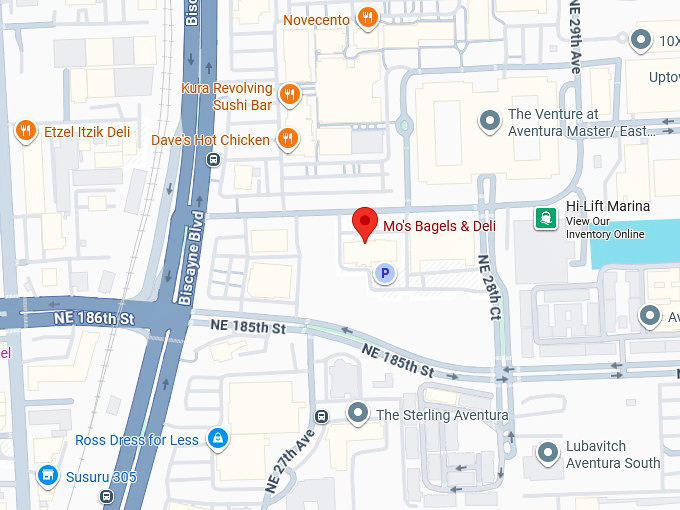 16. mo's bagels & deli map