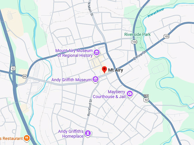 16. mount airy map