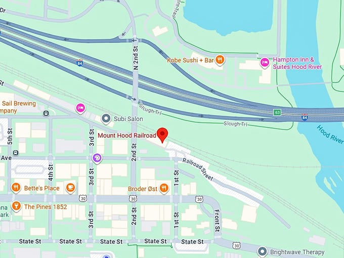 16. mount hood railroad map