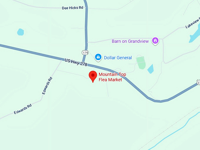 16. mountain top flea market map