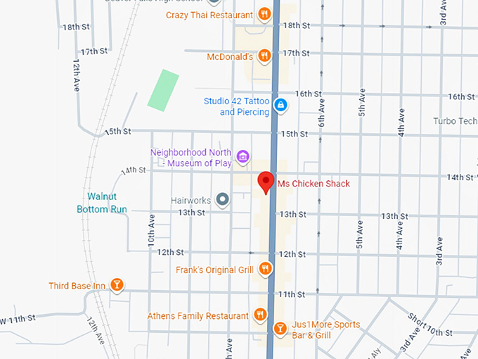 16. ms chicken shack map