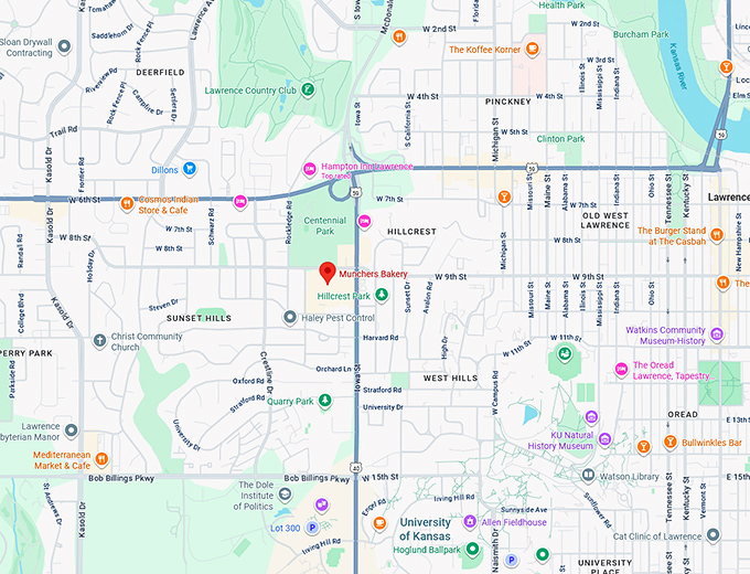 16. munchers bakery map