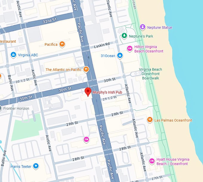 murphy's irish pub map