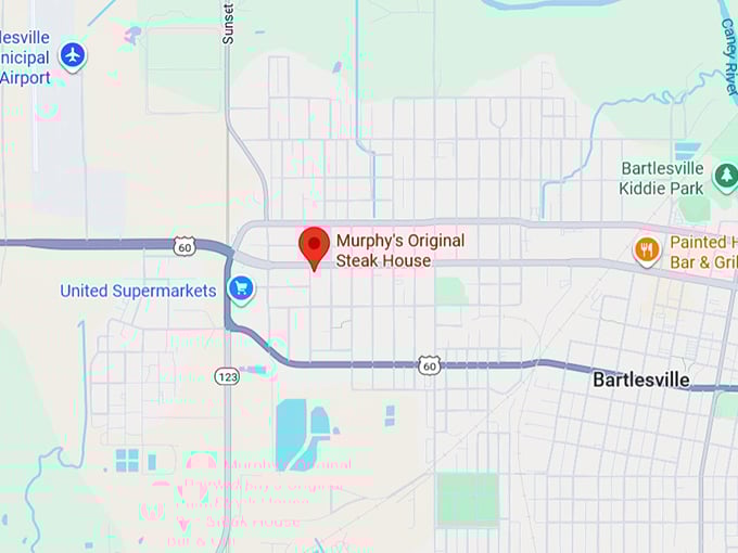 murphy's original steak house map