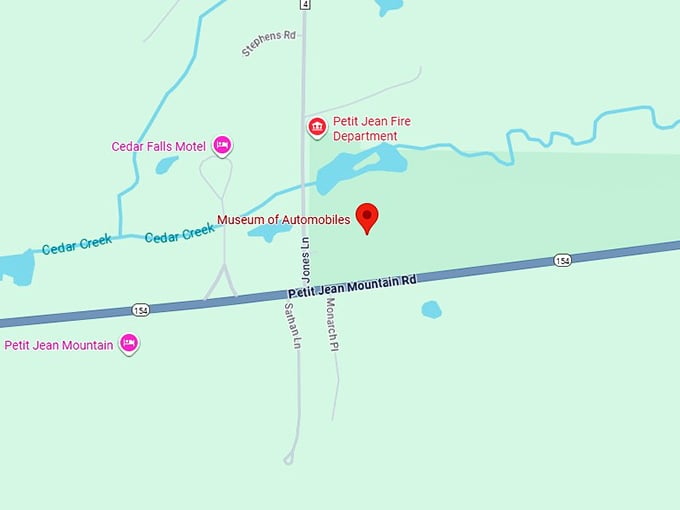 16. museum of automobiles map