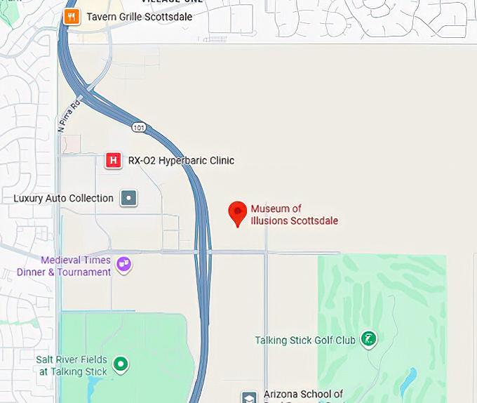 16. museum of illusions scottsdale map