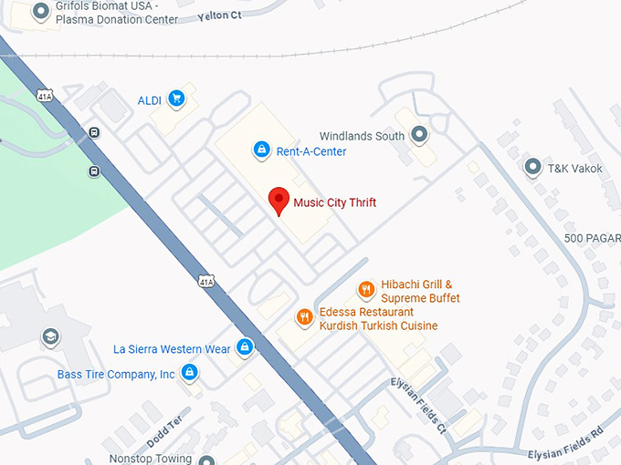 16. music city thrift map