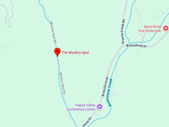 16. mystery spot map