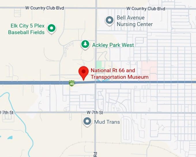 16. national rt 66 and transportation museum map