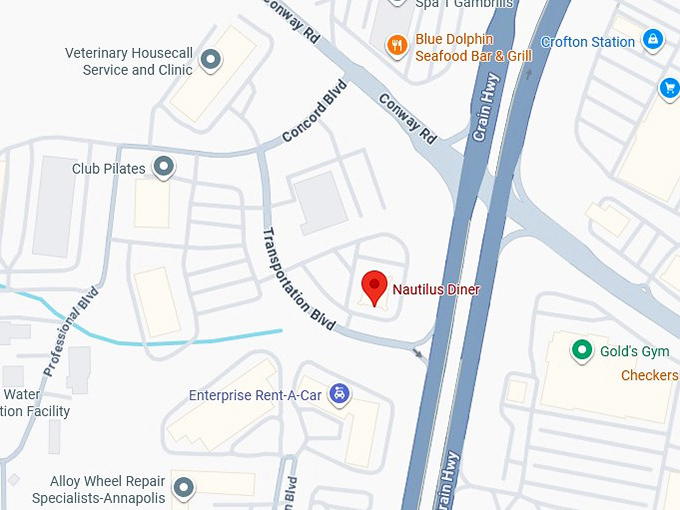 16. nautilus diner map