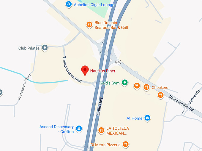 16. nautilus diner map