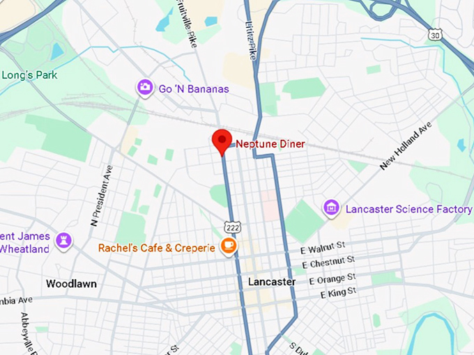 16. neptune diner map