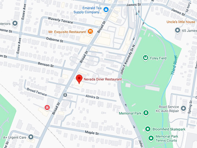 16. nevada diner map