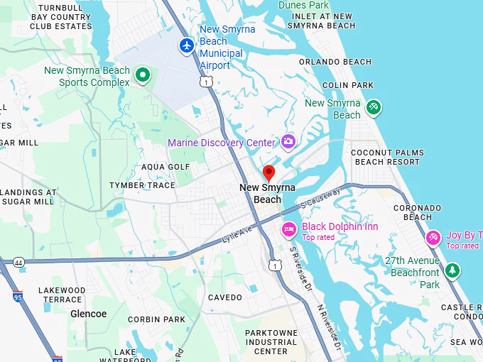 16. new smyrna beach map