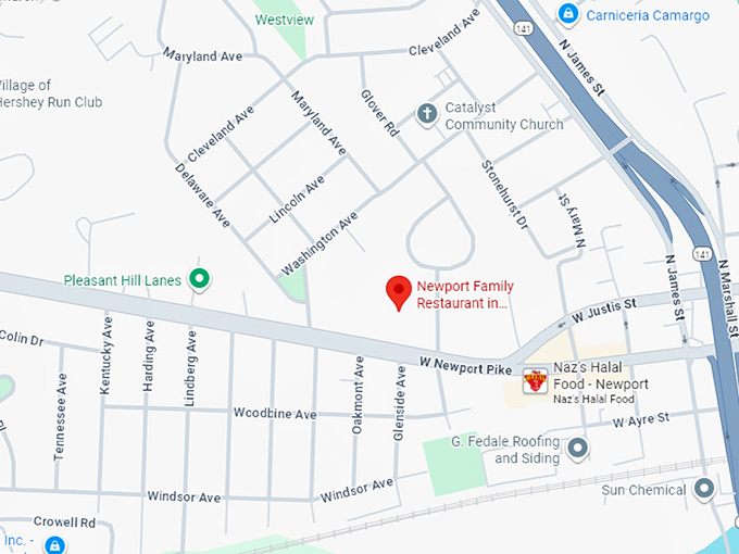 16. newport family restaurant in graystone plaza map