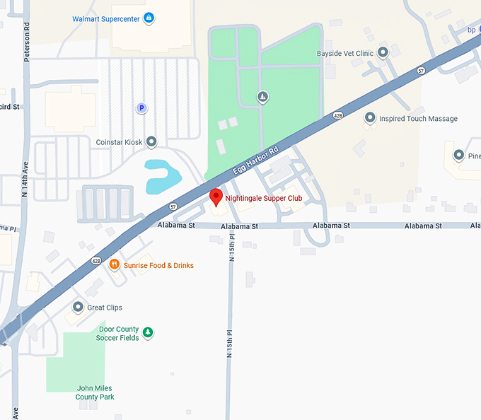 16. nightingale supper club map
