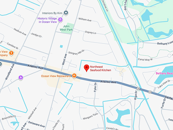 16. northeast seafood kitchen map