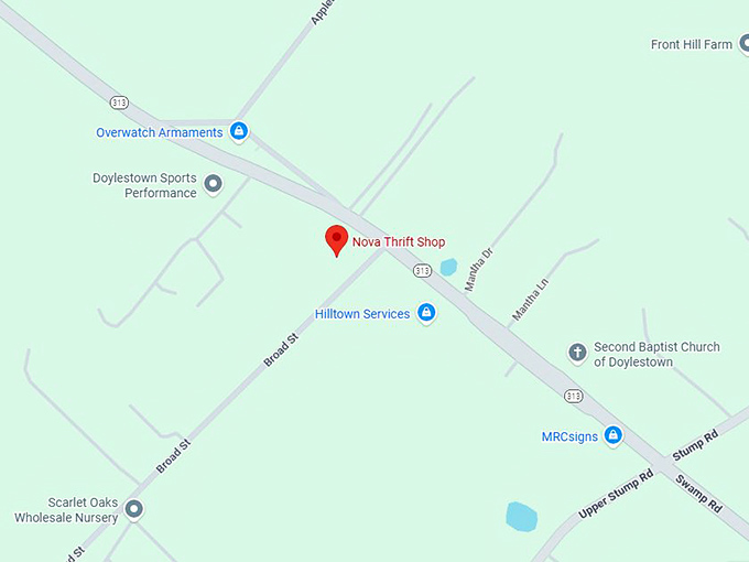 16. nova thrift shop map