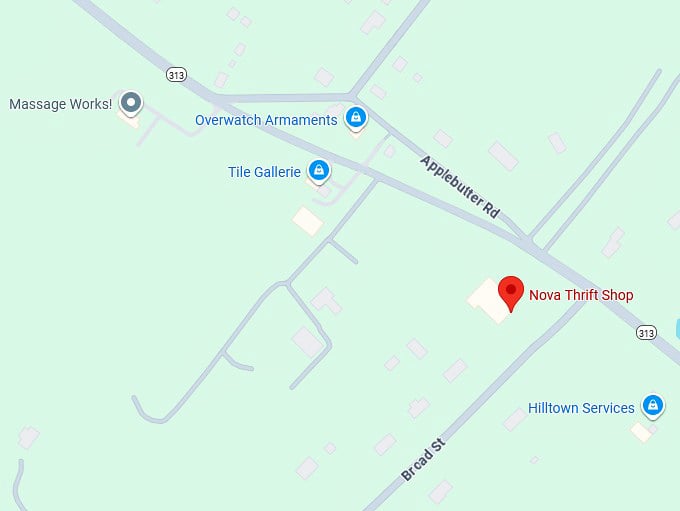 16. nova thrift shop map