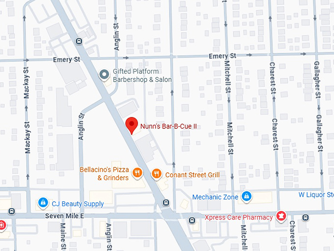 16. nunn's bar b cue ii map