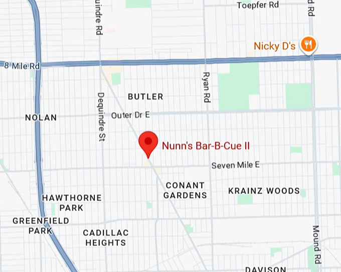 16. nunn's bar b cue ii map
