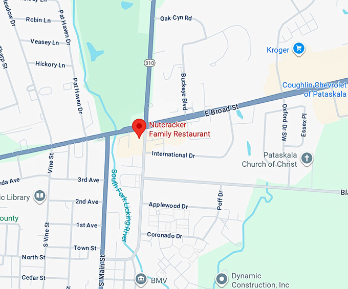 16. nutcracker family restaurant map