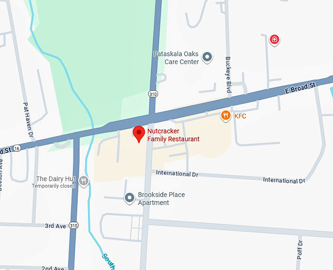 16. nutcracker family restaurant map