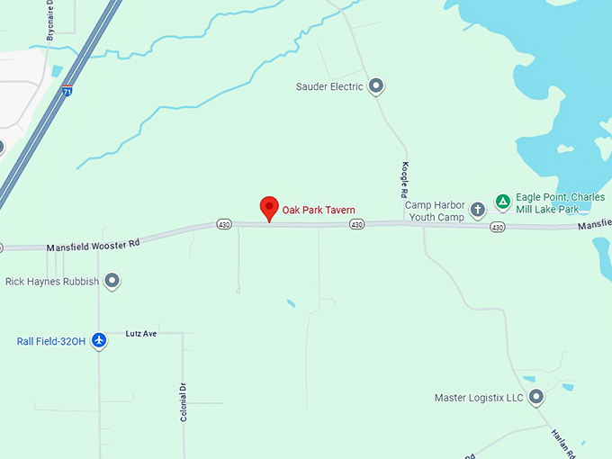 16. oak park tavern map