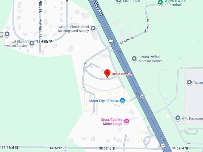 16. ocala drive in map