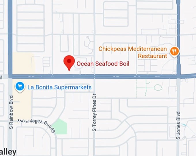 16. ocean seafood boil map