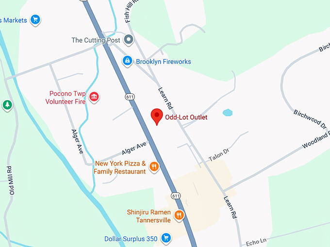 16. odd lot outlet map