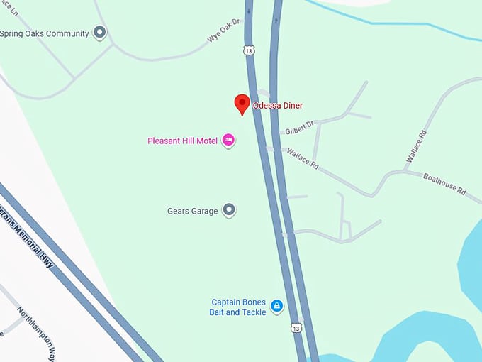 16. odessa diner map