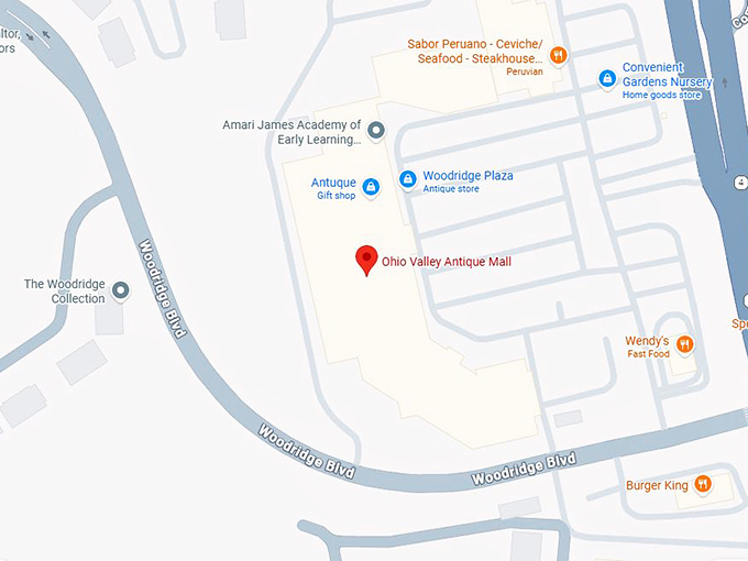 16. ohio valley antique mall map
