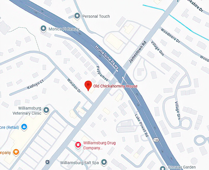 16. old chickahominy house map
