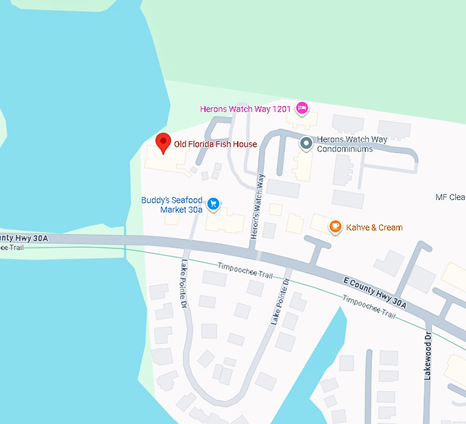 16. old florida fish house map