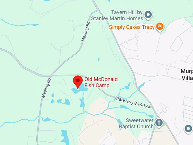 16. old mcdonald fish camp inc map